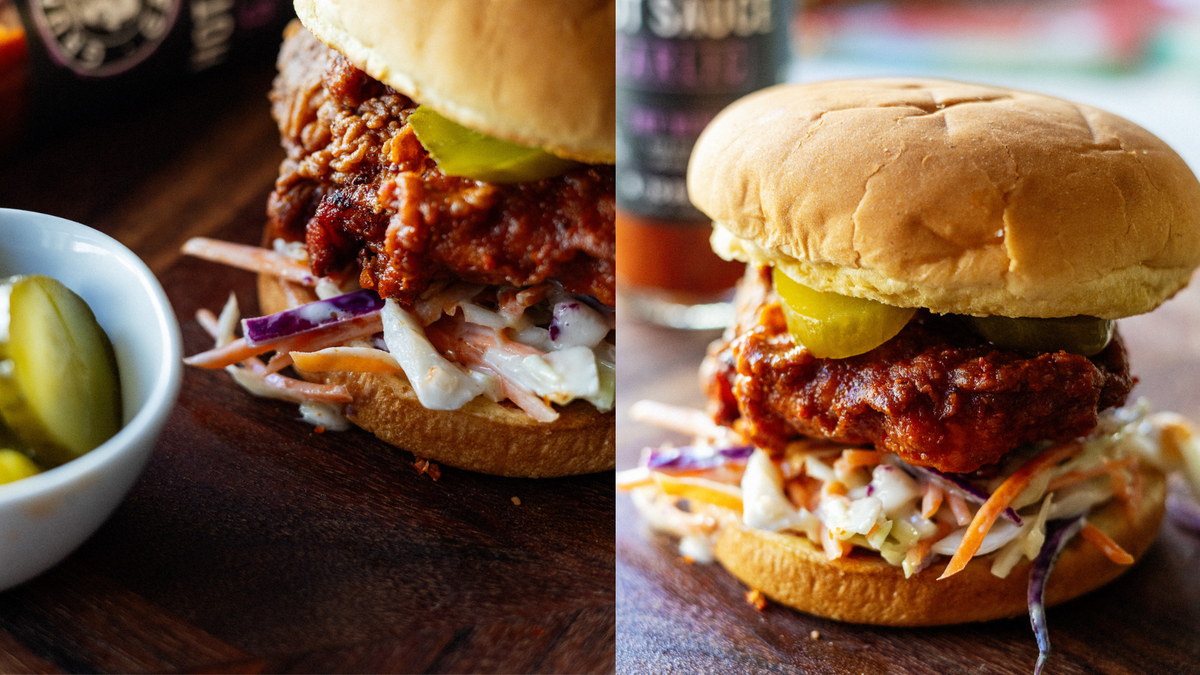 Hot Garlic Fried Chicken Burger – Grumpy Gary's